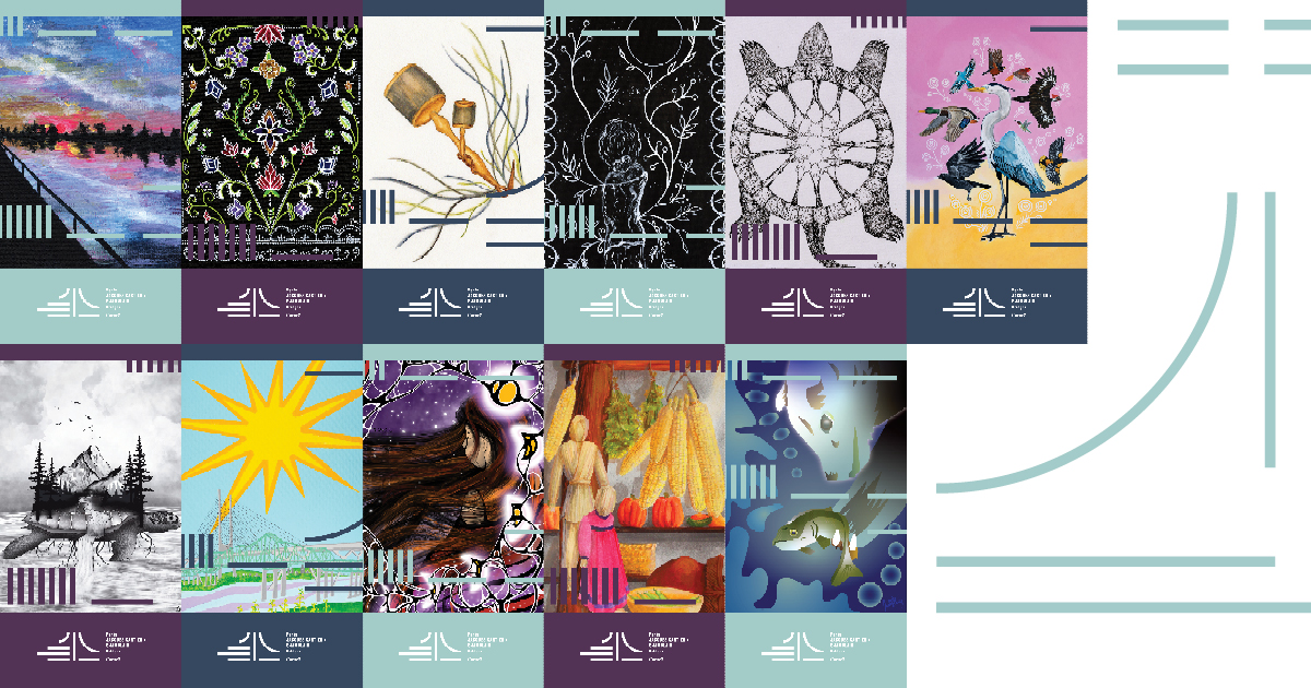 Installation of banners – Mohawk art | PJCCI
